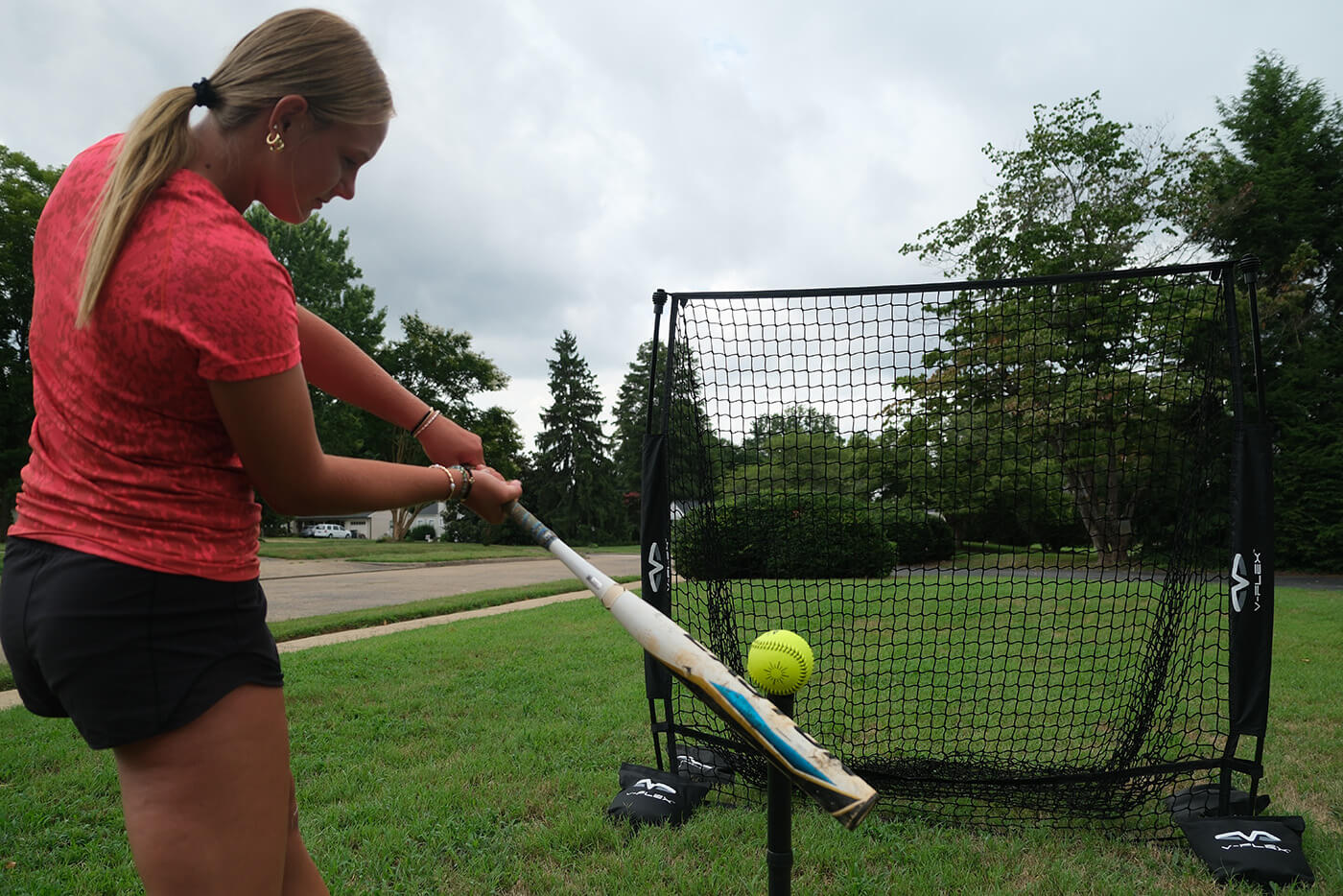 Patented Ball Design Increases Focus for Hitting - V-Flex Sports