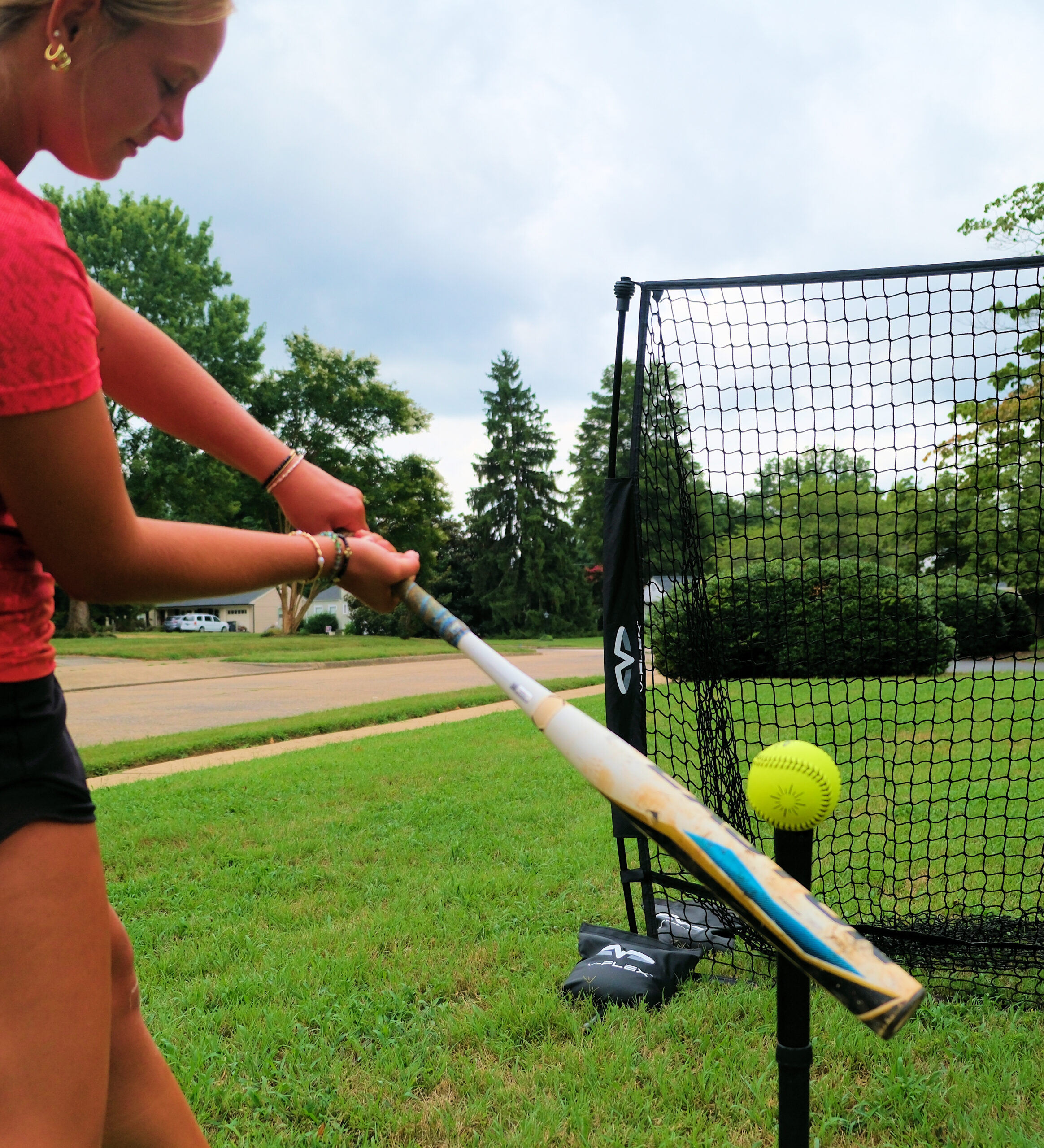 5x5 Catch Net with Focus Mat - V-Flex Sports