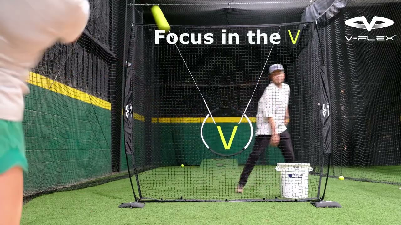 7x7 Strike Recognition Trainer with Limited Flight Softballs - V-Flex ...
