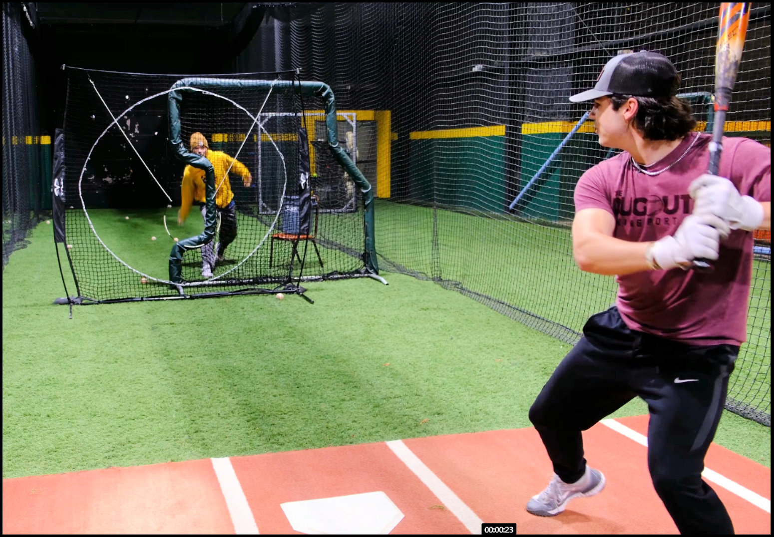 Baseball Front Toss Strike Recognition Trainer - Travel Model - V-Flex ...